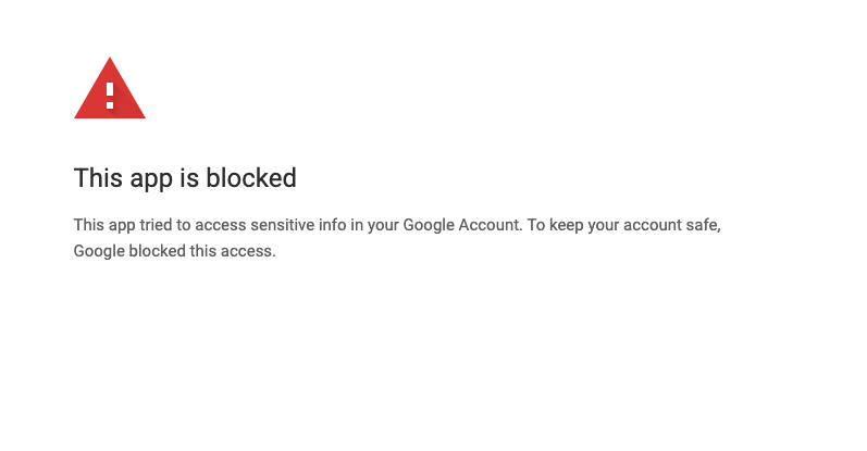 How to resolve the Google error: This App Is Blocked”? – WeVideo