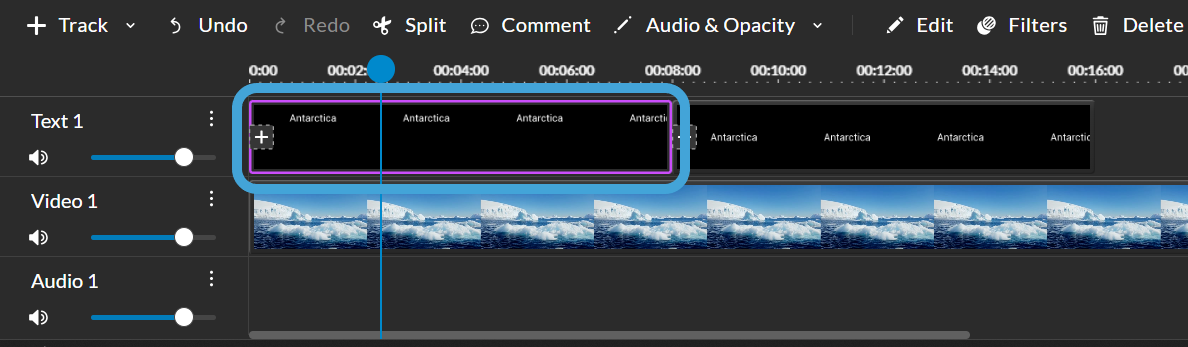 How do I make static text stand out in the background of a video? – WeVideo