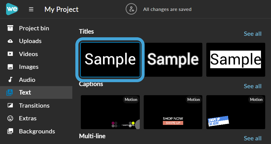 How do I make static text stand out in the background of a video? – WeVideo
