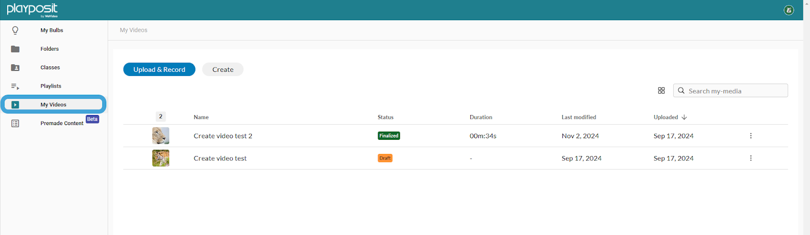 How do I navigate in different sections in PlayPosit? – WeVideo