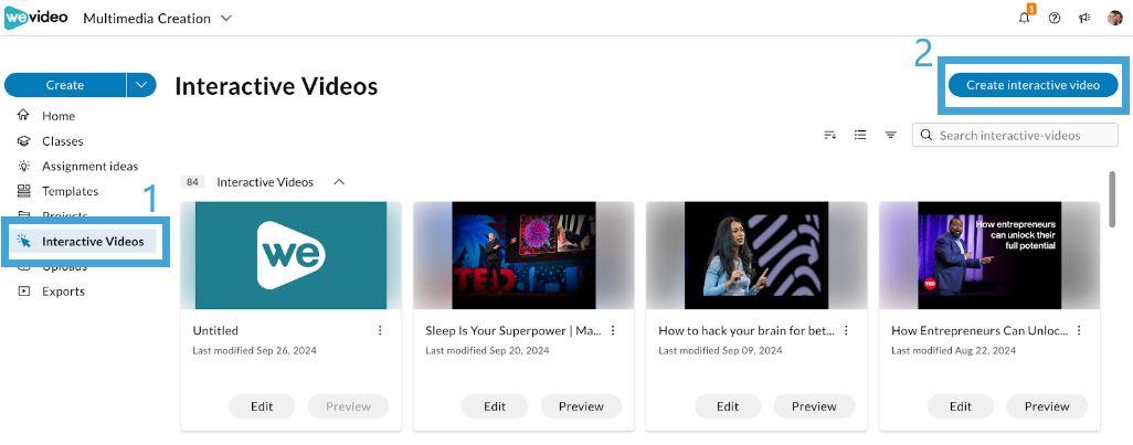 How can I generate interactions with AI in Interactivity? – WeVideo