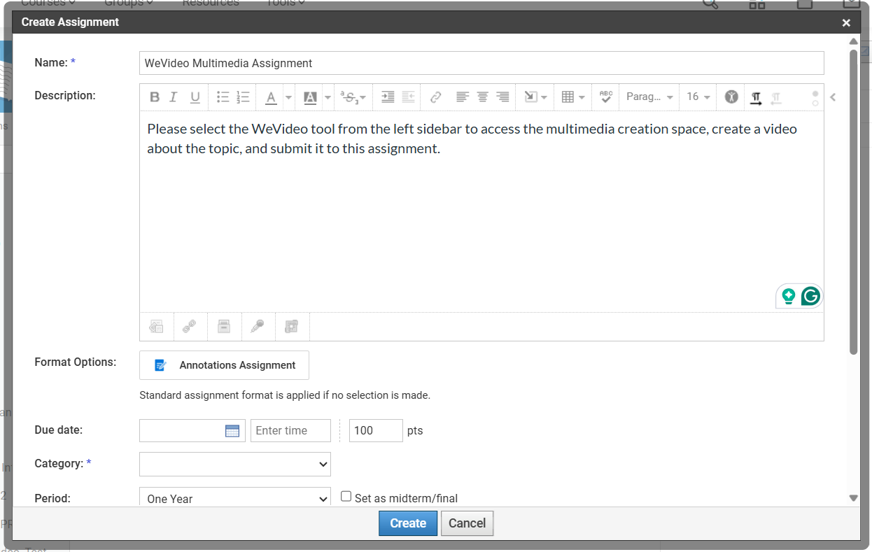 How do instructors create assignments in Canvas and Schoology for ...