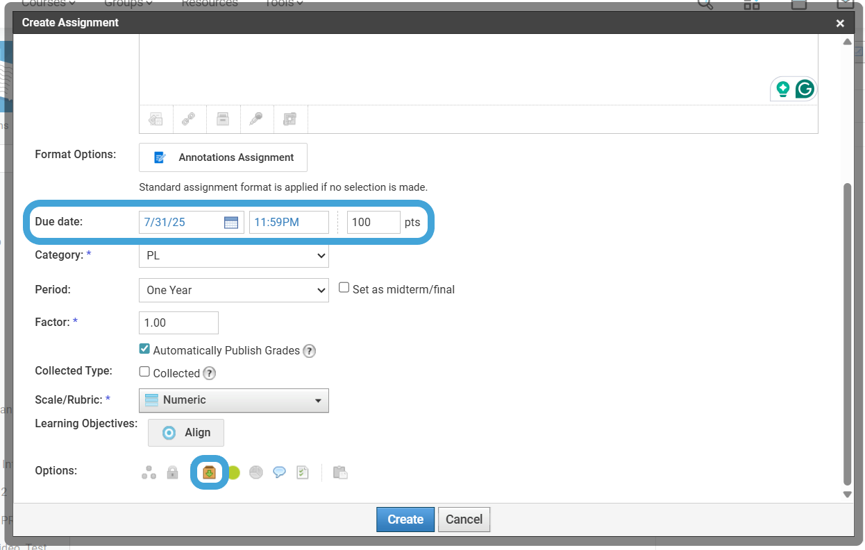 How do instructors create assignments in Canvas and Schoology for ...