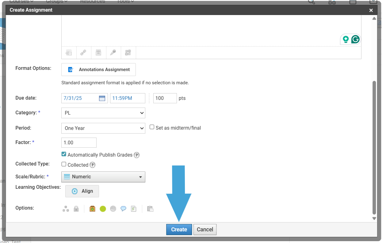 How do instructors create assignments in Canvas and Schoology for ...