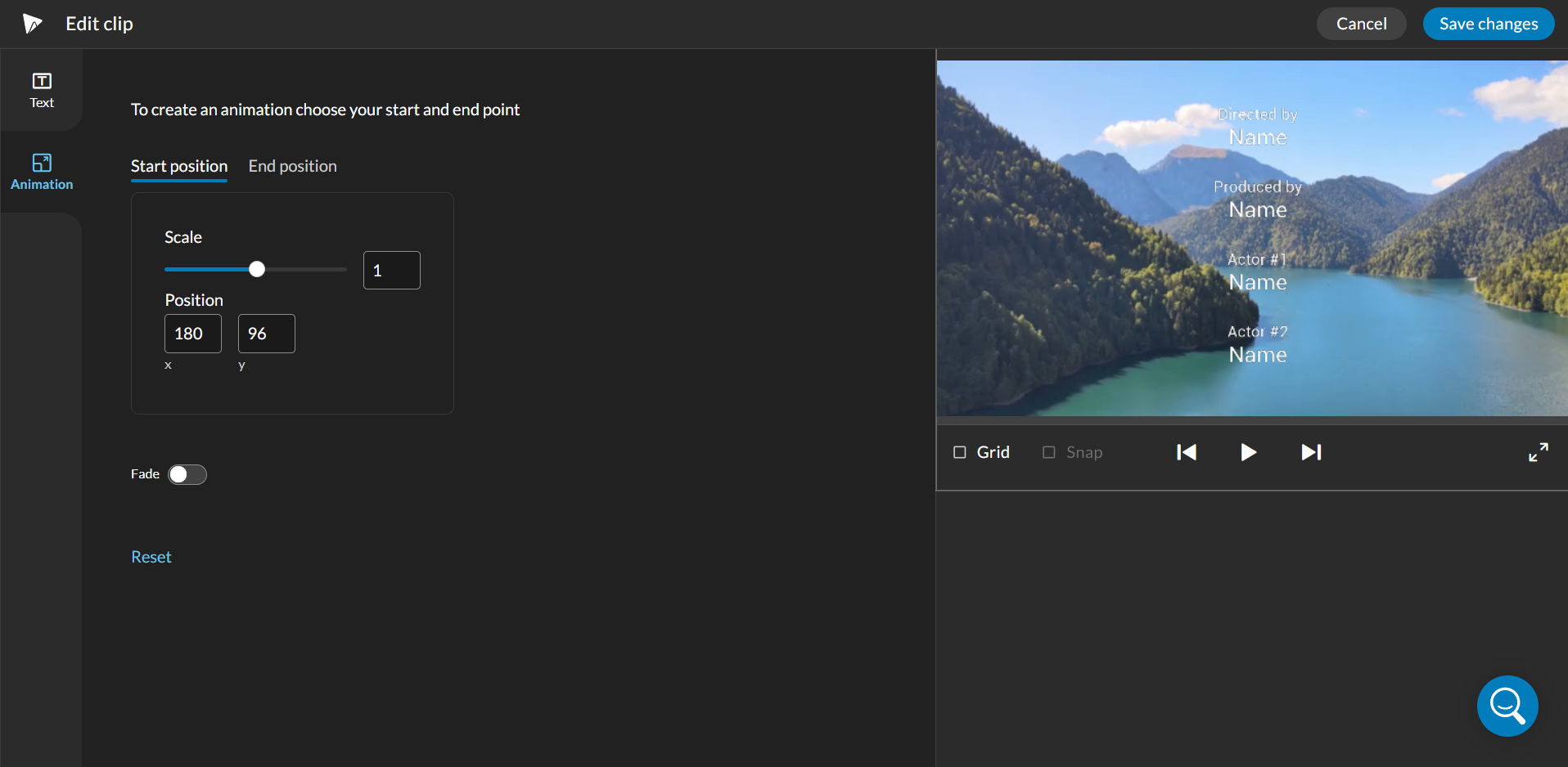How do I create rolling credits? – WeVideo